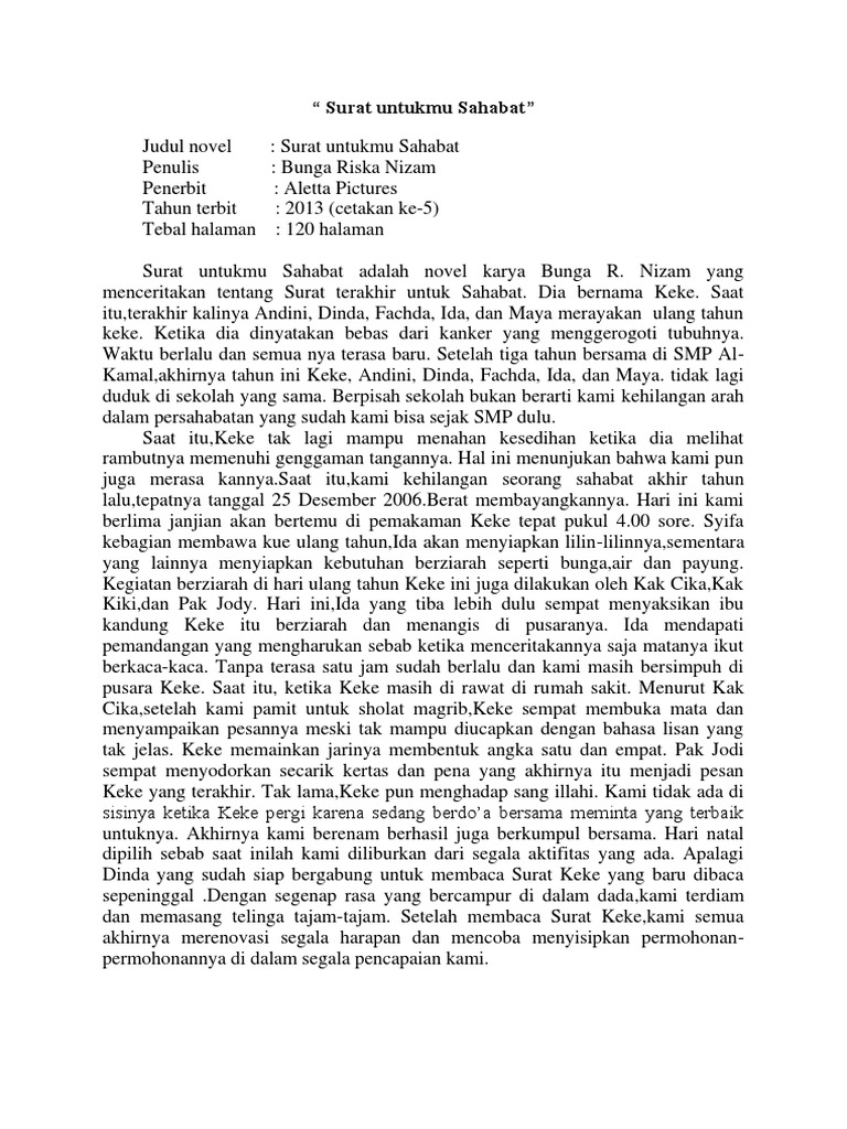 Surat Untukmu SAhabat | PDF Surat Untukmu SAhabat | PDF