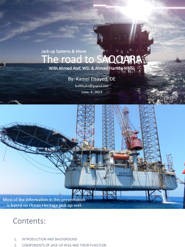 Understanding Jack-Up Rigs and Operations | PDF | Truss | Hull (Watercraft)