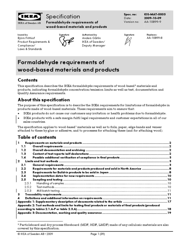 Ios Mat 0003 | PDF | Plywood | Specification (Technical Standard)