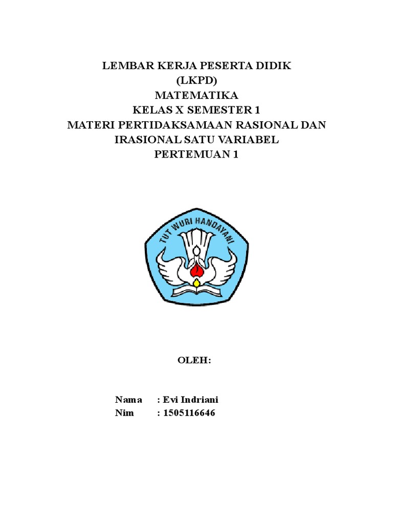 Cover LKPD Sma | PDF