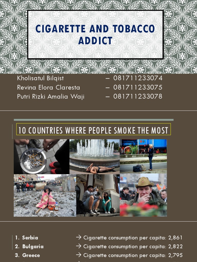 Global Smoking Trends and Health Risks | PDF | Habits | Smoking