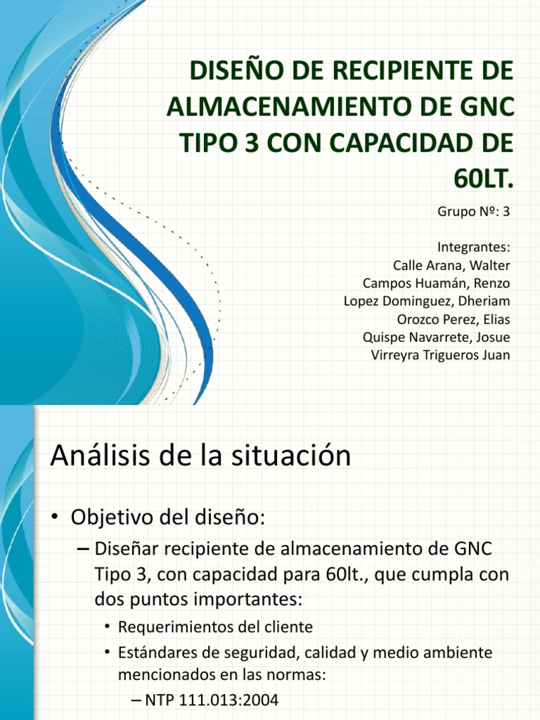 Diseño de Tanque GNC Tipo 3 | PDF | Tanques | Science