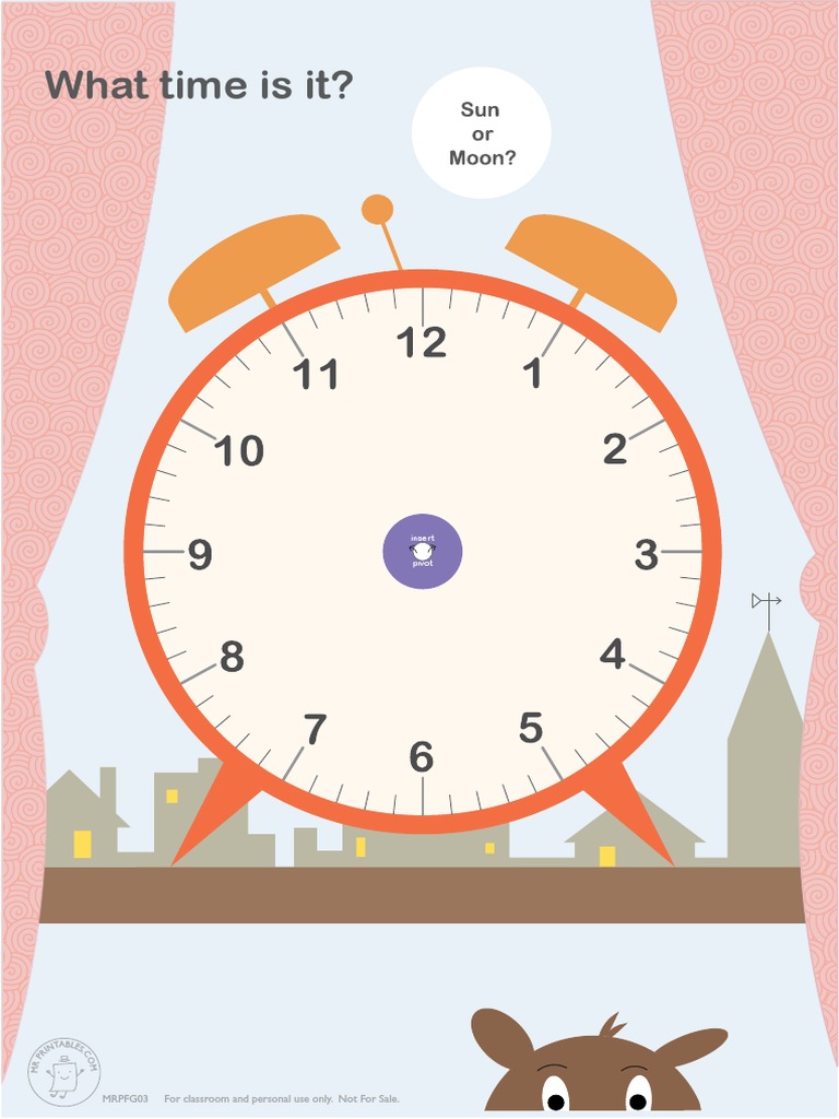 Clock File Folder A4 | PDF