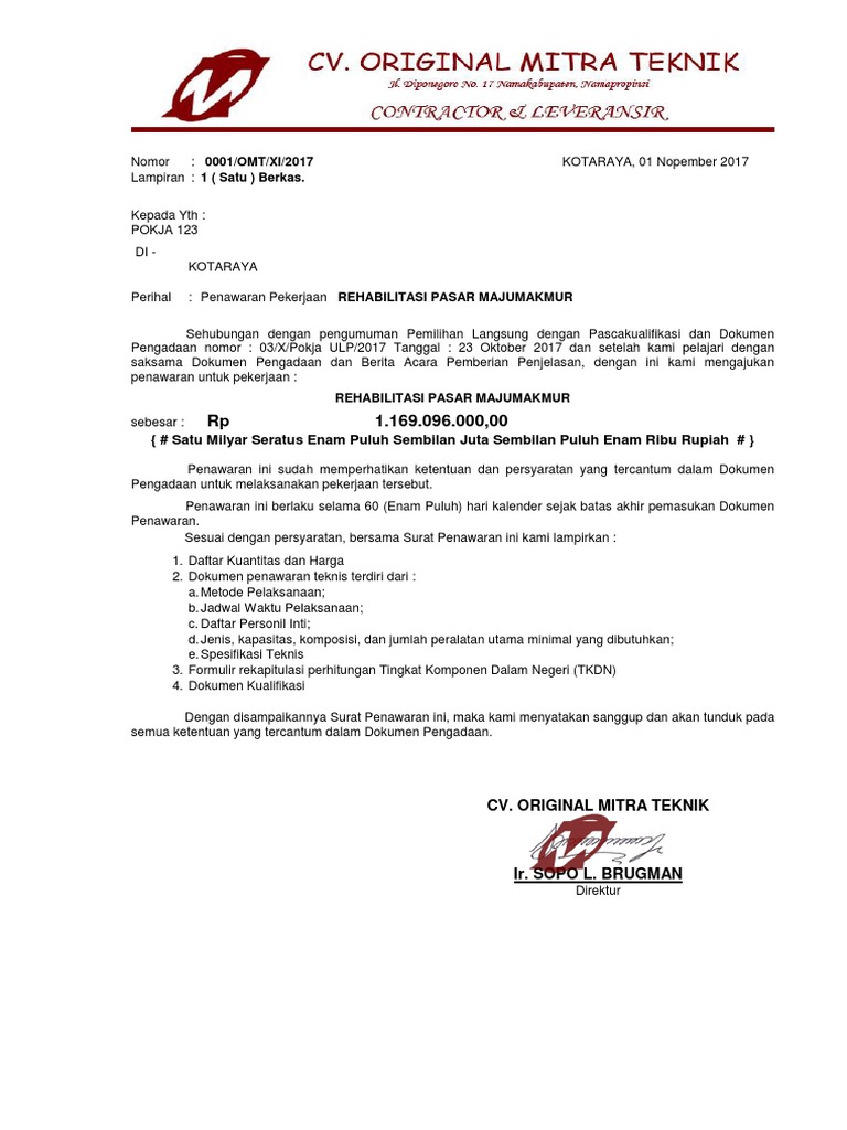 Rab Mso Versi 1 (Contoh Pengerjaan) | PDF