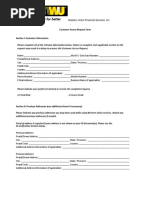 Western Union Money Transfer Form | Wire Transfer | Western Union