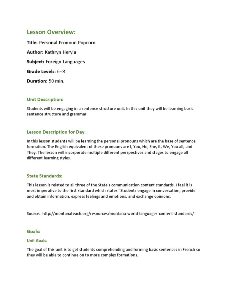 Techno Lesson Plan Step 2 | PDF | Educational Assessment | English Language