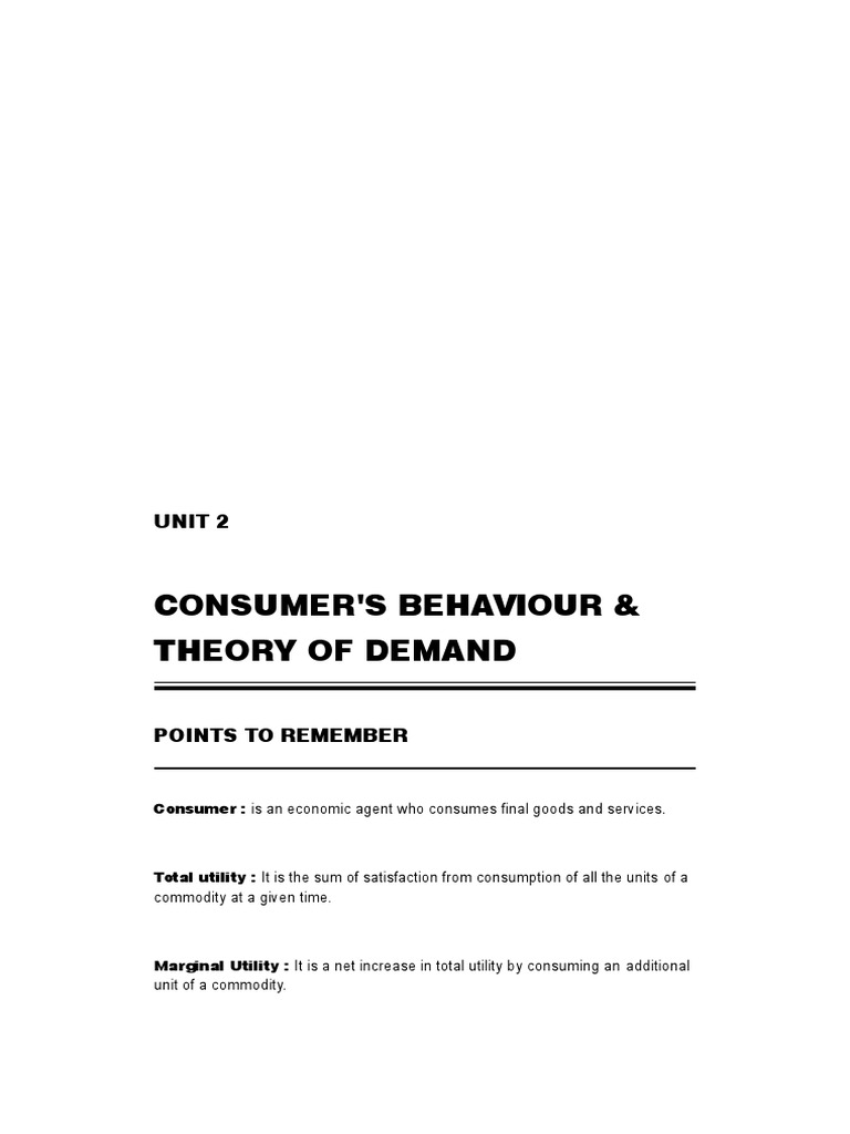 Consumers Equi and Demand | PDF | Demand | Price Elasticity Of Demand