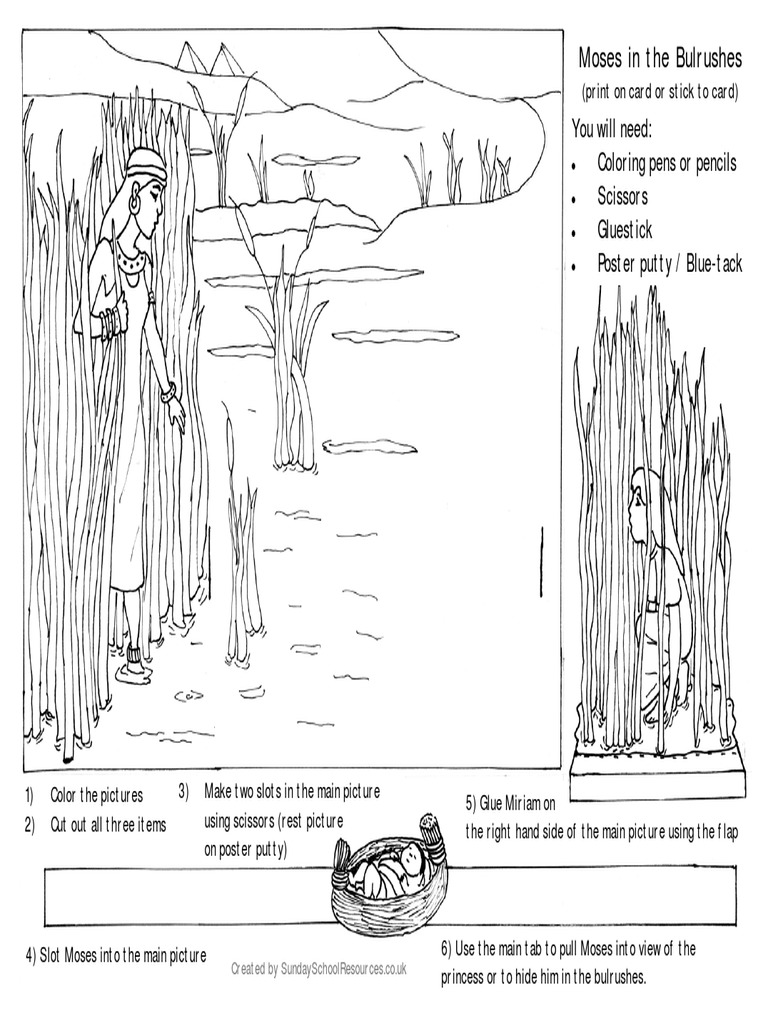 Moses in the Bulrushes Craft Guide | PDF