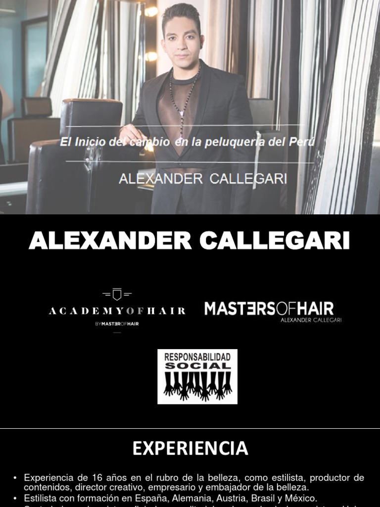 Presentación de Alexander Callegari | PDF | America latina | Ocio