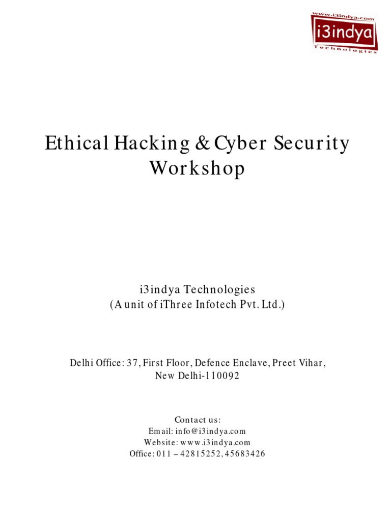 Ethical Hacking CS Brochure | PDF | Computer Security | Security