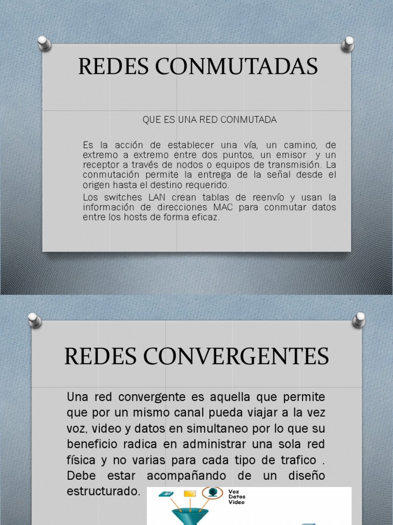 Redes Conmutadas | PDF | Conmutador de red | Red de computadoras