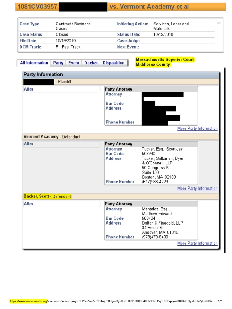 Scott Backer Official Records (Redacted) | PDF | Title Ix | Complaint