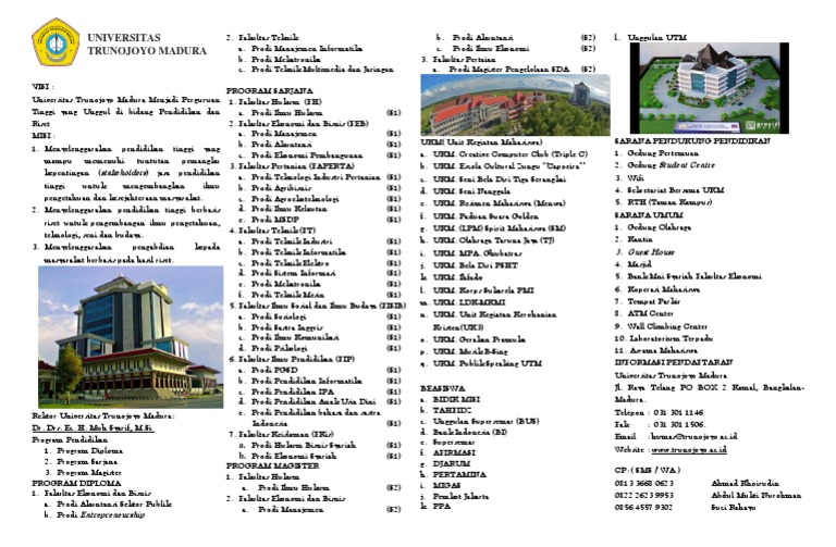 Brosur Utm Baru 1 | PDF