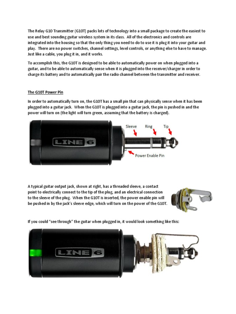 Relay G10 Guitar Compatibility | PDF | Electrical Connector | Electric ...