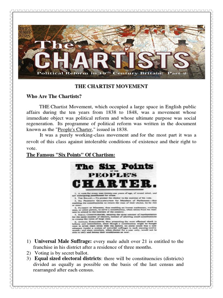 The Chartist Movement | Download Free PDF | Public Sphere | Accountability