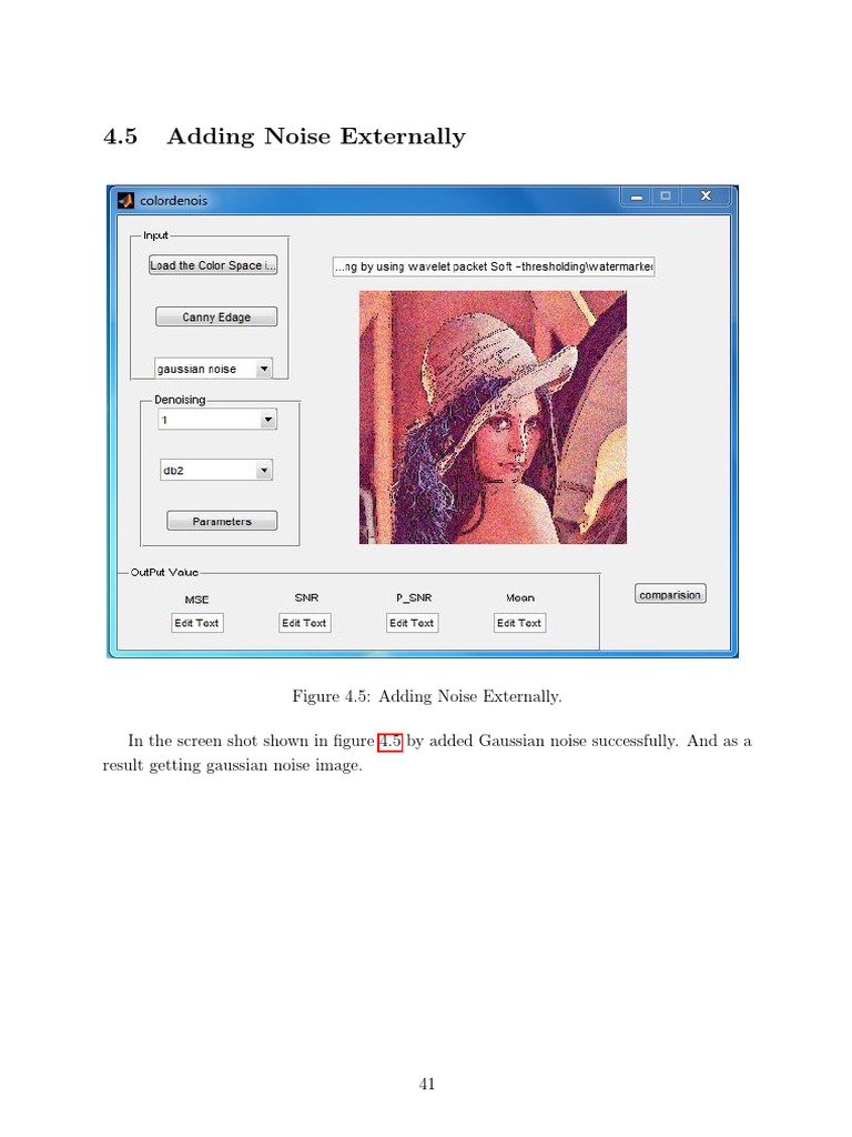 Adding Gaussian Noise Externally to Create a Noisy Image for Testing ...