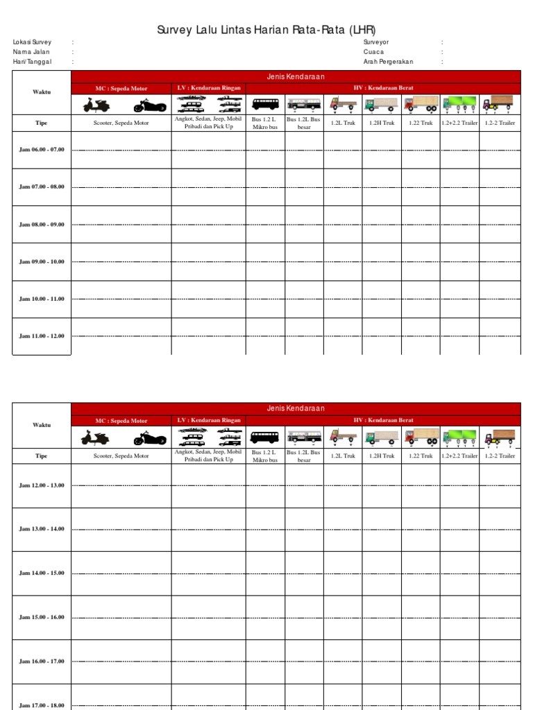 Form Survey LHR | PDF