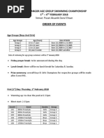 High School Swim Meet Scoring Sheet | PDF