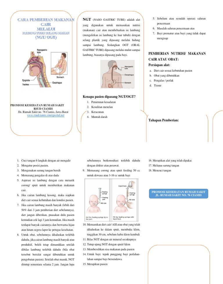 Leaflet NGT | PDF