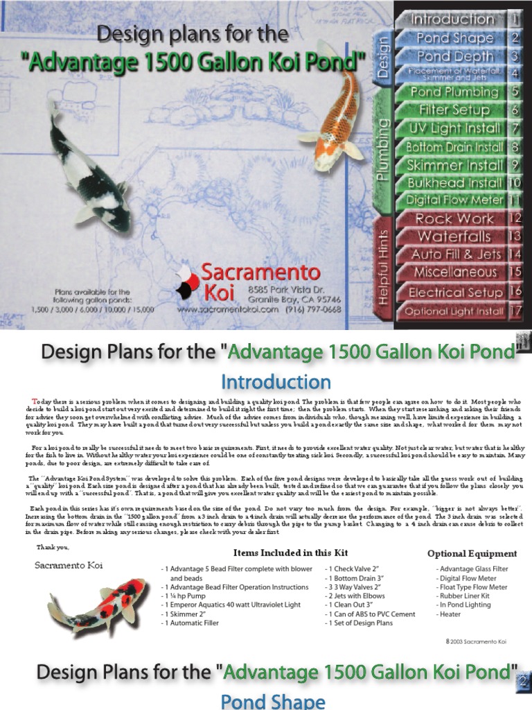 How To Make A Fish Pond | PDF | Pond | Pipe (Fluid Conveyance)