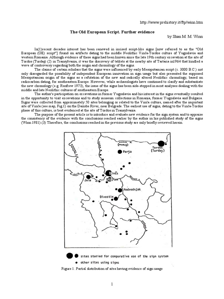 Winn Old European Script | PDF | Pottery