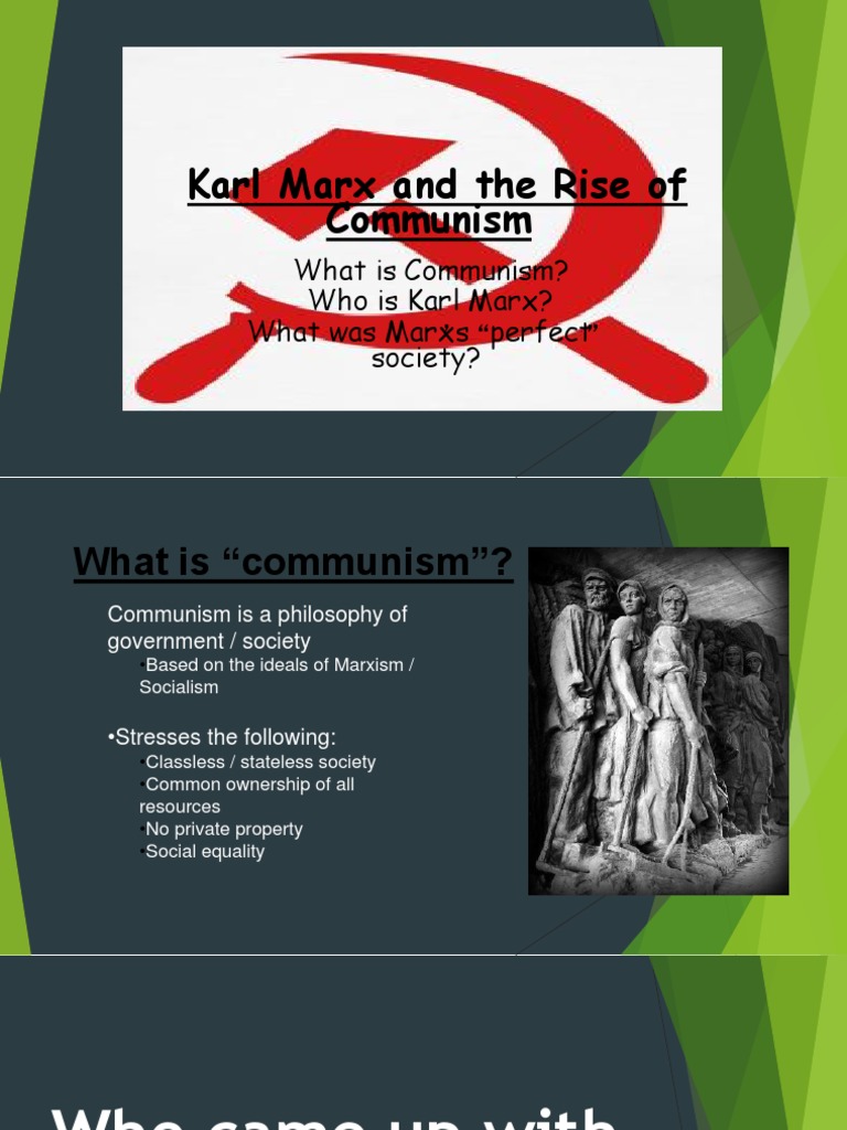 Karl Marx and the Origins of Communism: An Overview of Marx's Ideas ...