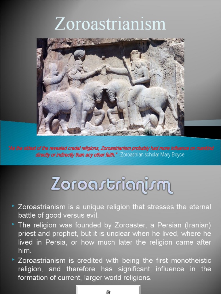 Section One A-Zoroastrianism | PDF | Zoroastrianism | Religious Belief ...