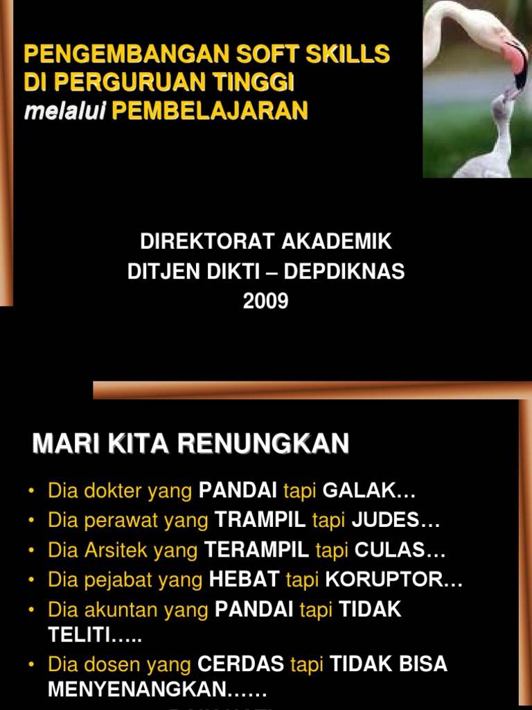 Pengembangan Soft Skills Dalam Pembelajaran Makassar | PDF