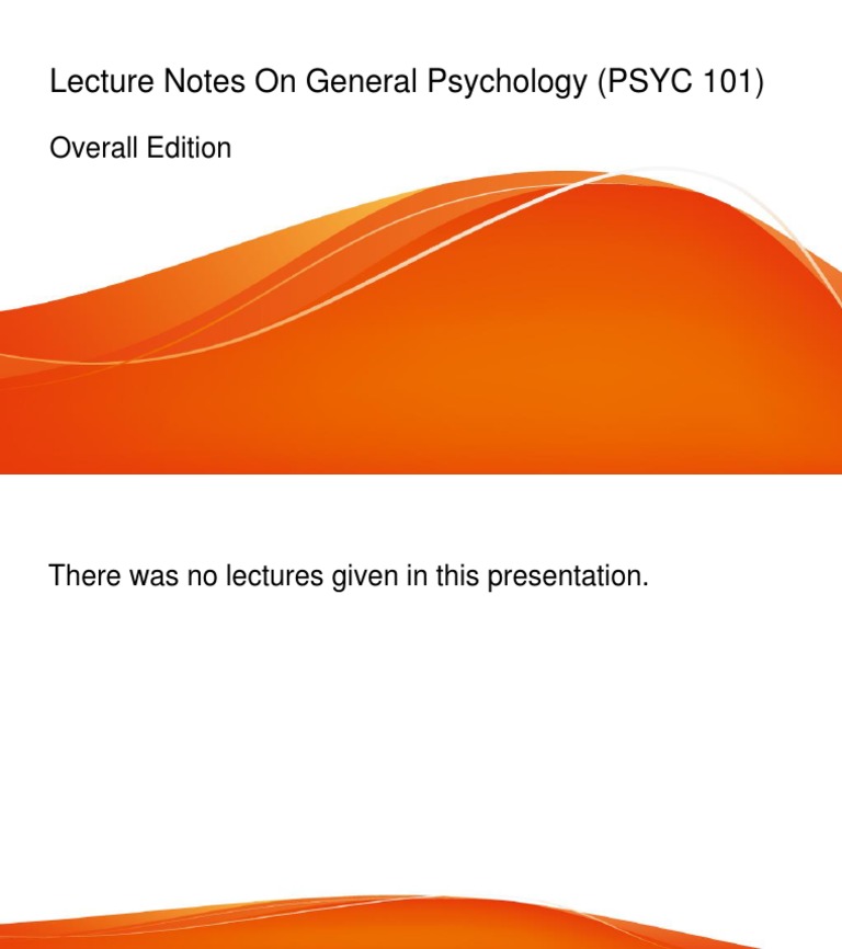 General Psychology | PDF