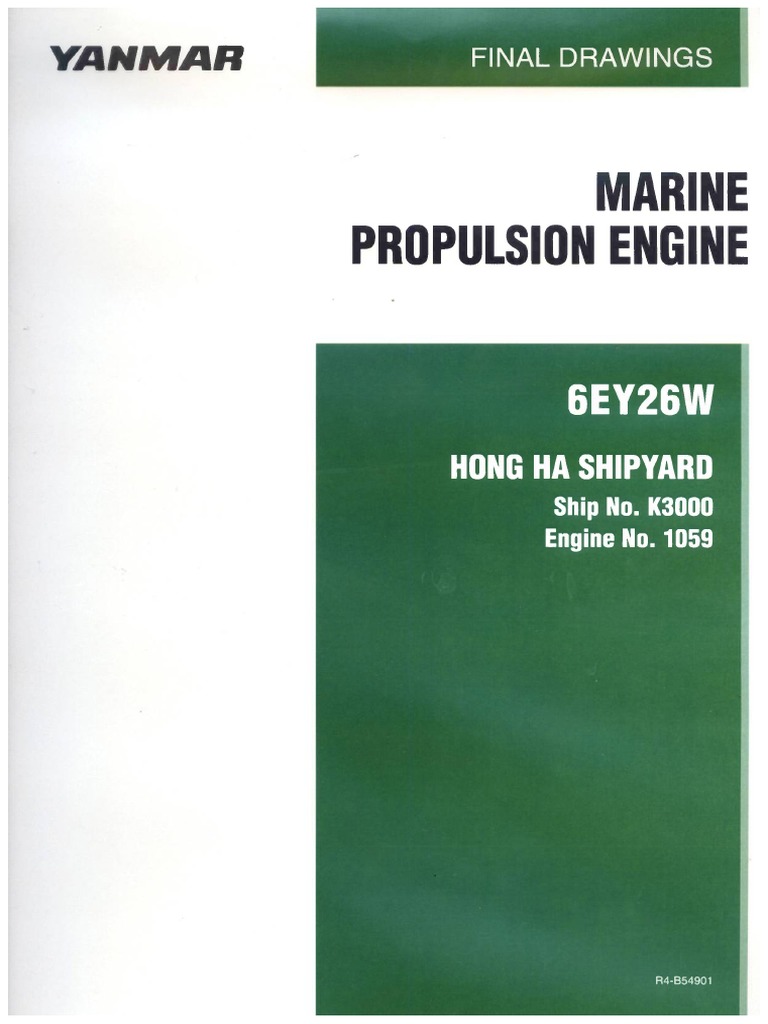 Final Drawings Marine Propulsion Engine | PDF | Marine Propulsion | Engines
