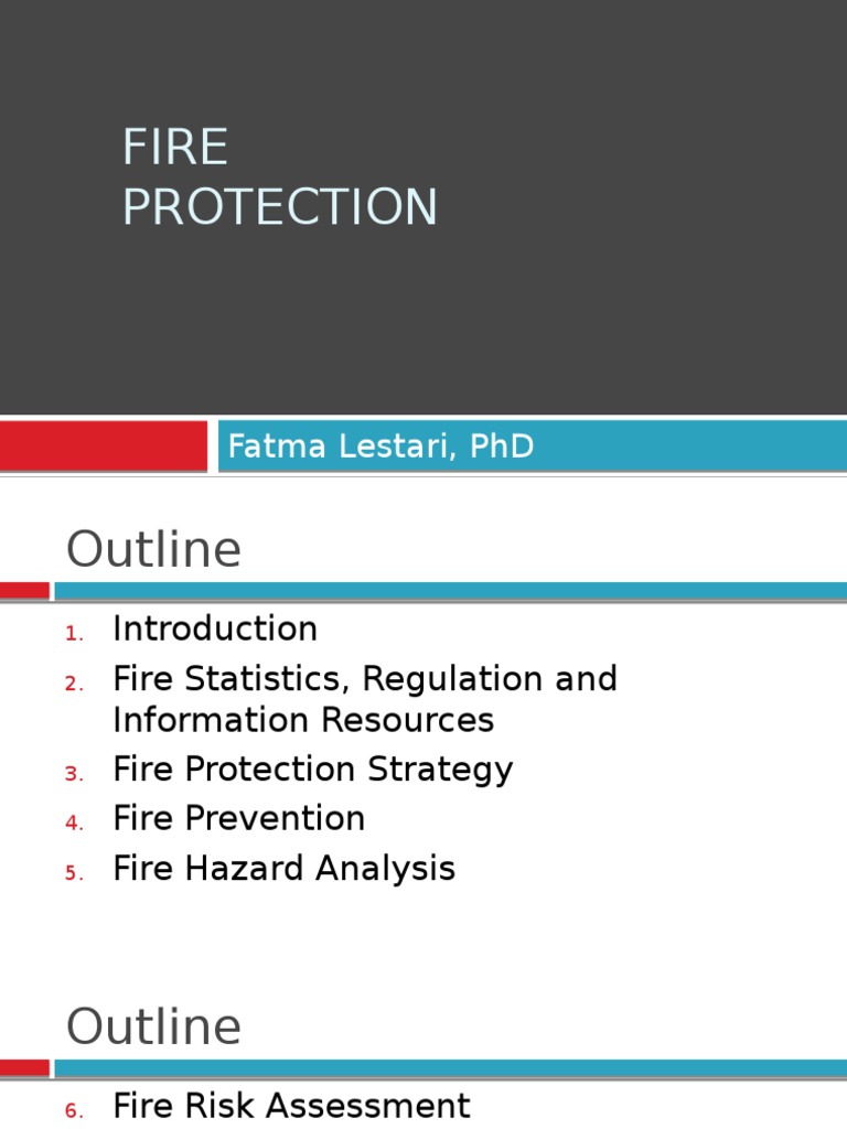 0 - Outline Fire Protection Training | PDF
