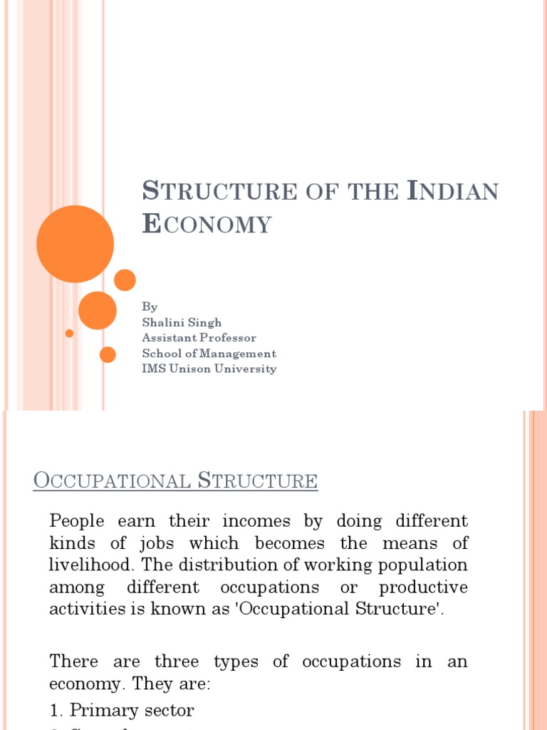 Structure of The Economy | PDF | Industries | Capital (Economics)