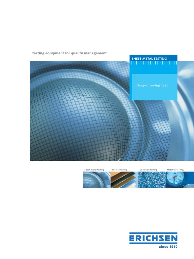 Sheet Metal Testing Methods Overview | PDF | Sheet Metal | Industries