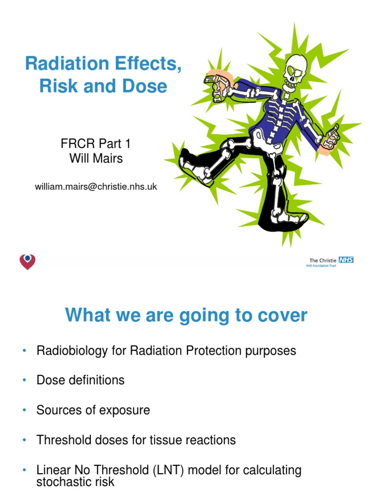Radiation Effects and Risk Assessment Guide | PDF | Absorbed Dose ...