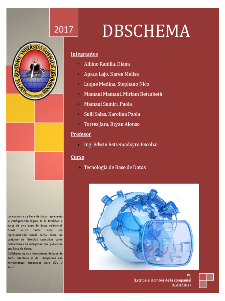 DBSCHEMA Tecno | PDF | SQL | Tabla (base de datos)