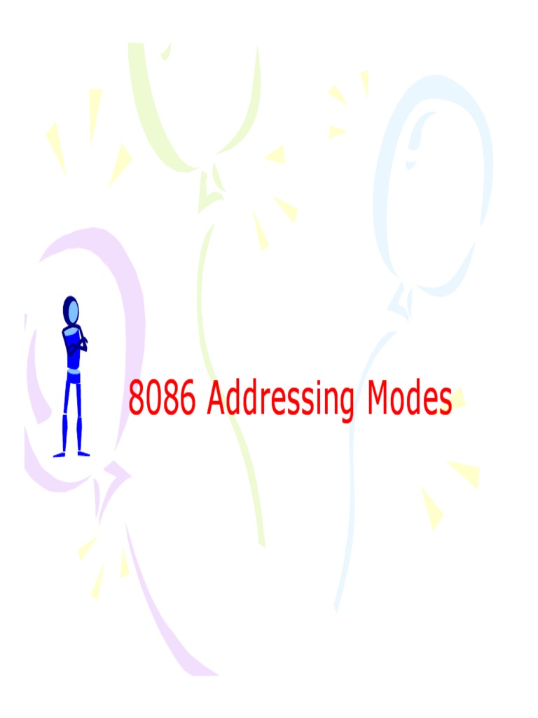 8086 Addressing Modes | PDF | Integrated Circuit | Computer Hardware