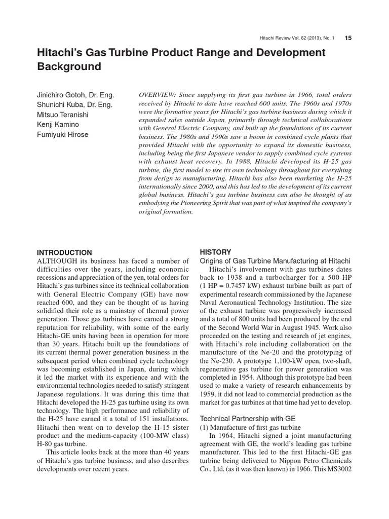 GTG PDF | PDF | Gas Turbine | Natural Gas