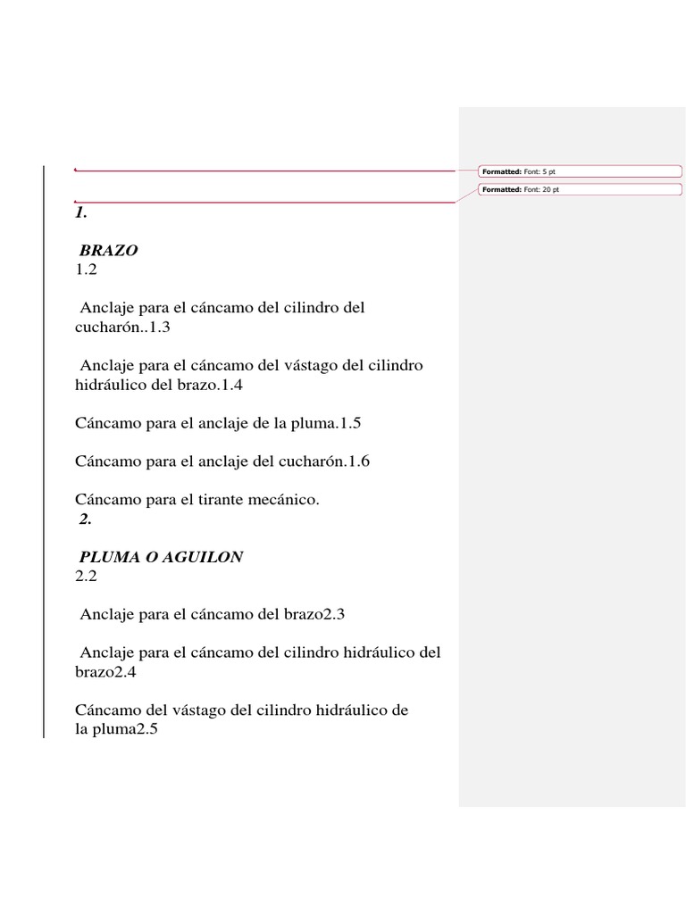 Medidas y Partes del Cucharón de Retroexcavadora | PDF | Vehículos ...