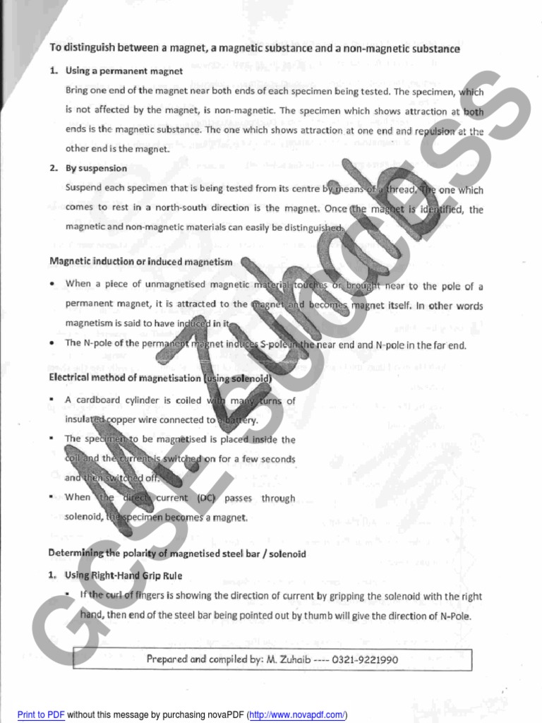 Electricity and Magnetism | PDF