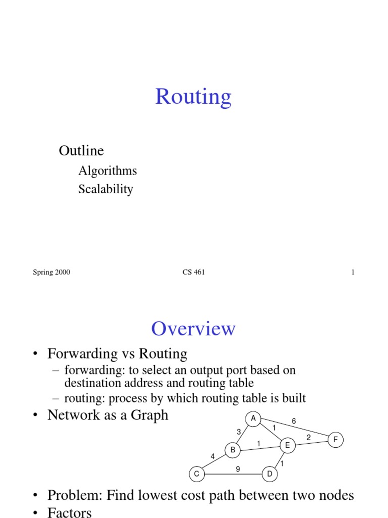 Routing | PDF | Routing | Internet Standards