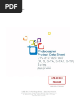 817C Optocoupler Datasheet PDF | PDF | Electrical Engineering ...