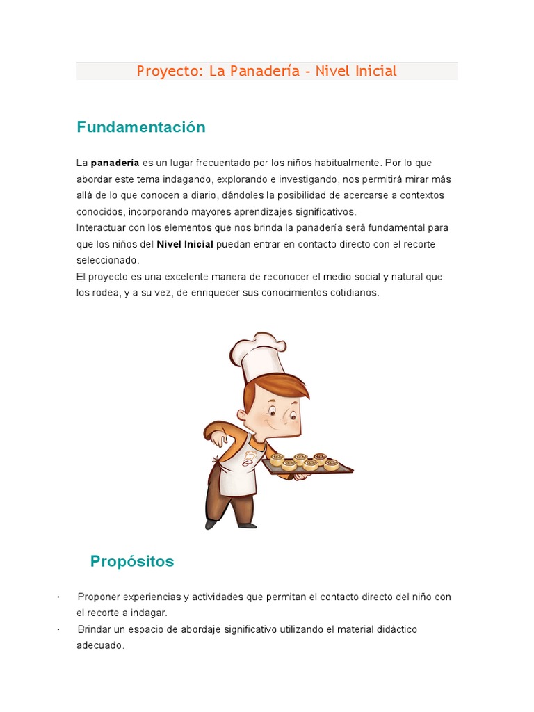 Proyecto Panaderia | PDF | Panadería | Panes
