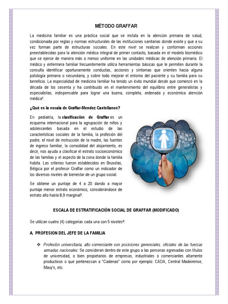 MÉTODO GRAFFAR.docx | Educación Secundaria | Salario