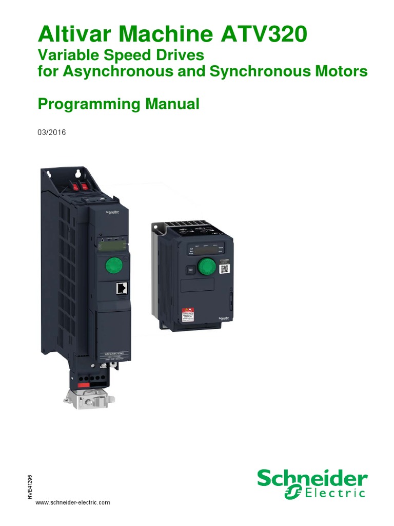 ATV320 Programming Manual en NVE41295 01 | Direct Current | Voltage