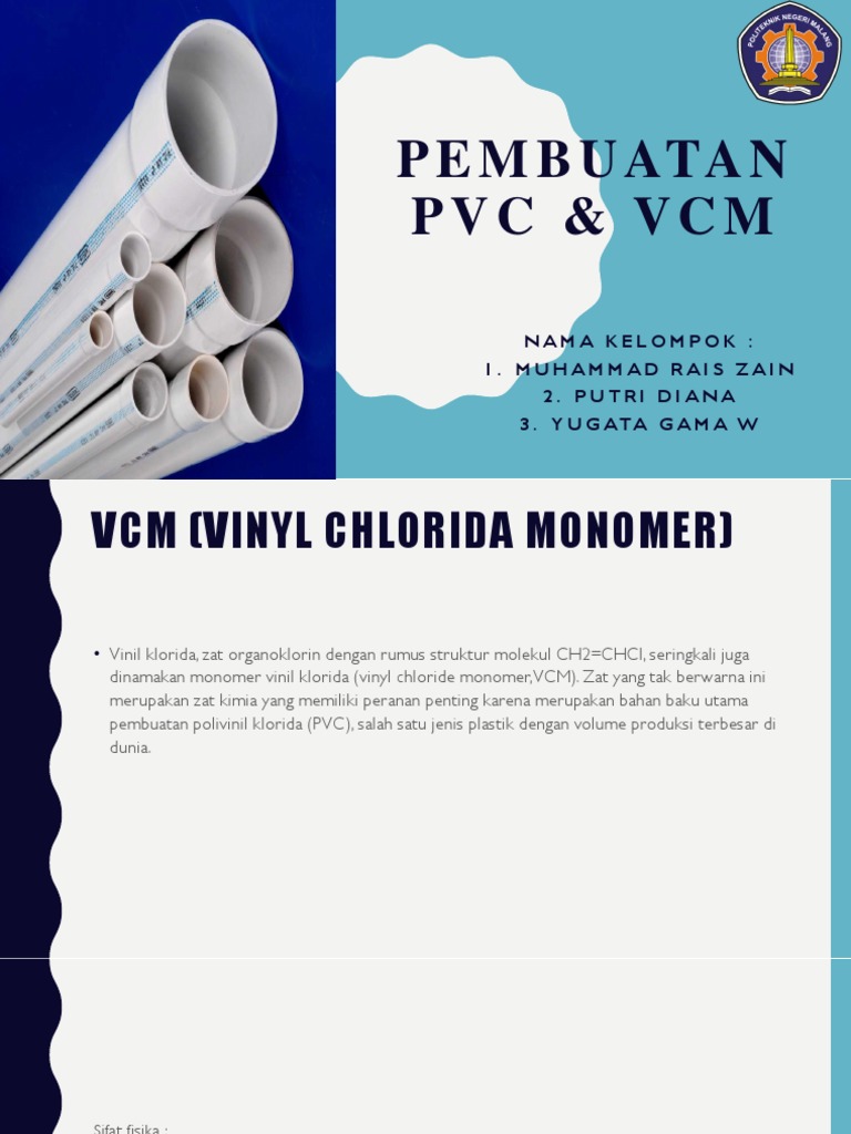 Pembuatan PVC & VCM | PDF | Sains & Matematika