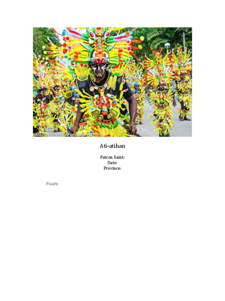 Ati-Atihan: Feasts | PDF