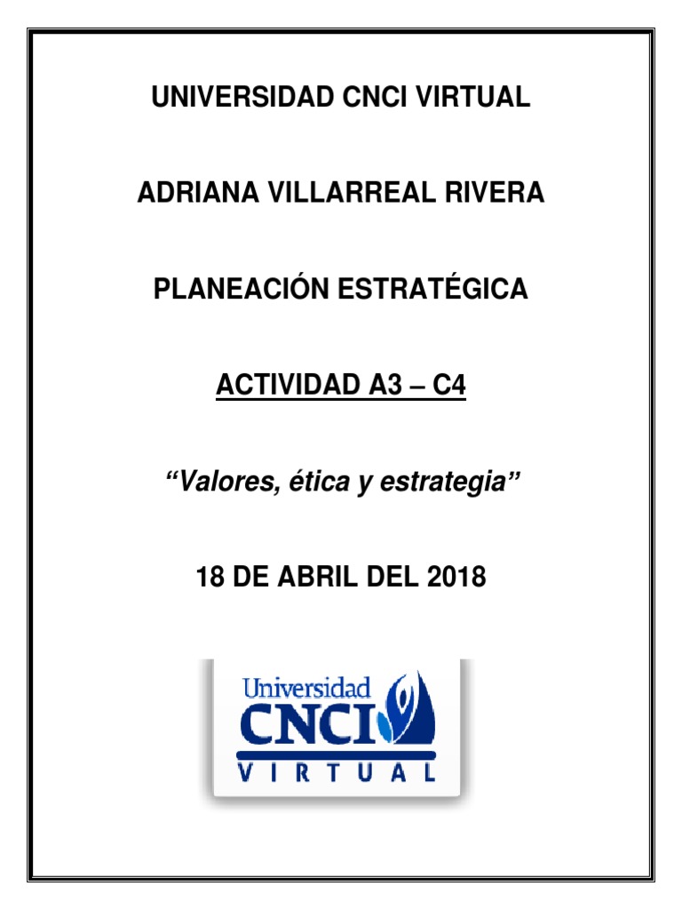 Cnci Actv A3 C4 | PDF | Planificación | Economias