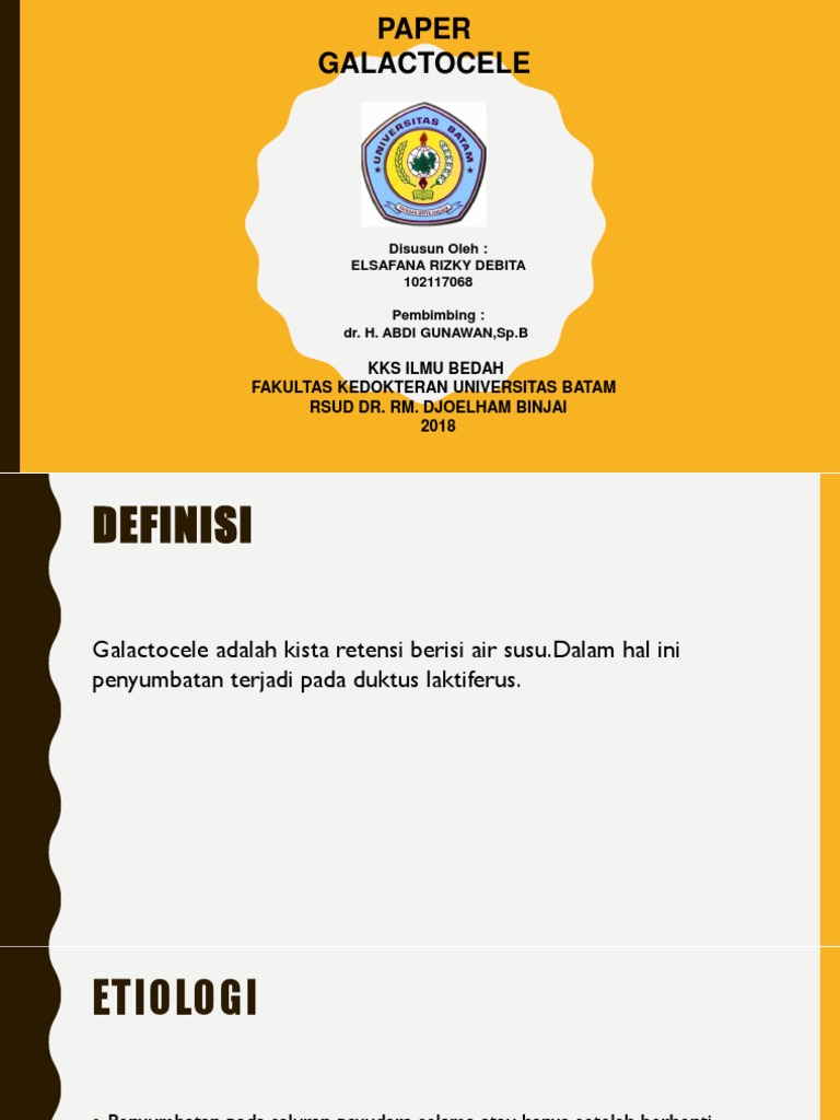 Galactocele | PDF | Kesehatan Holistik