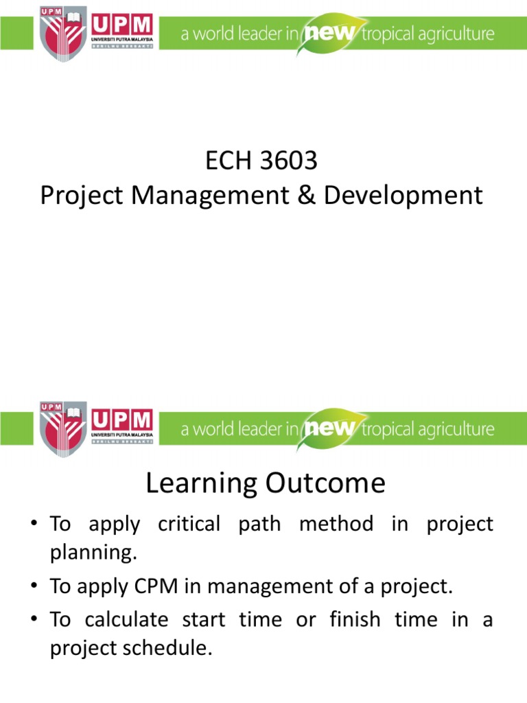 3a. Critical Path Method | Download Free PDF | Areas Of Computer ...