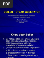 Boiler Maintenance Checklist | PDF | Boiler | Energy Conversion